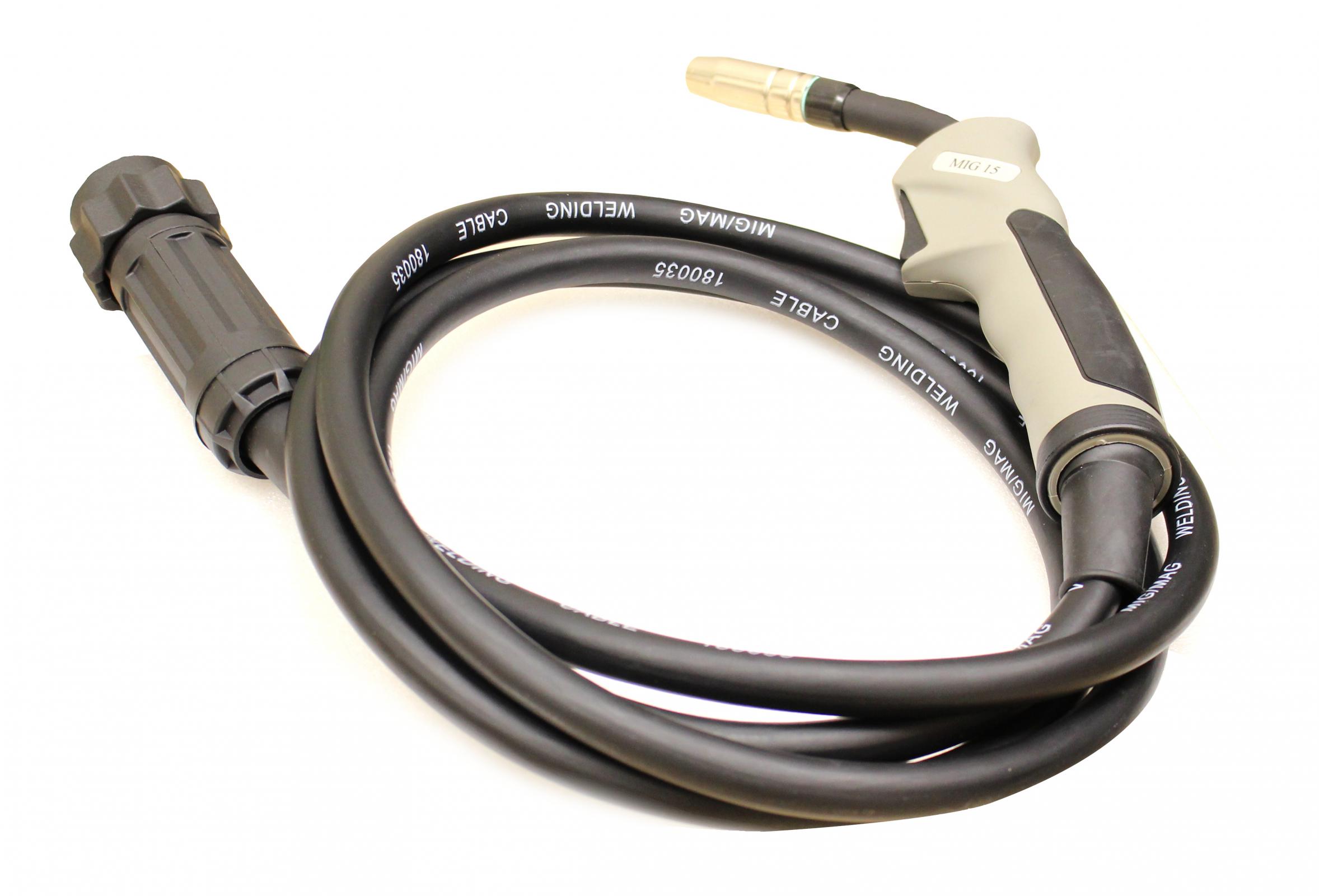 15 Series MIG Gun 15ft / 5m cable - MIG Guns | Everlast Generators