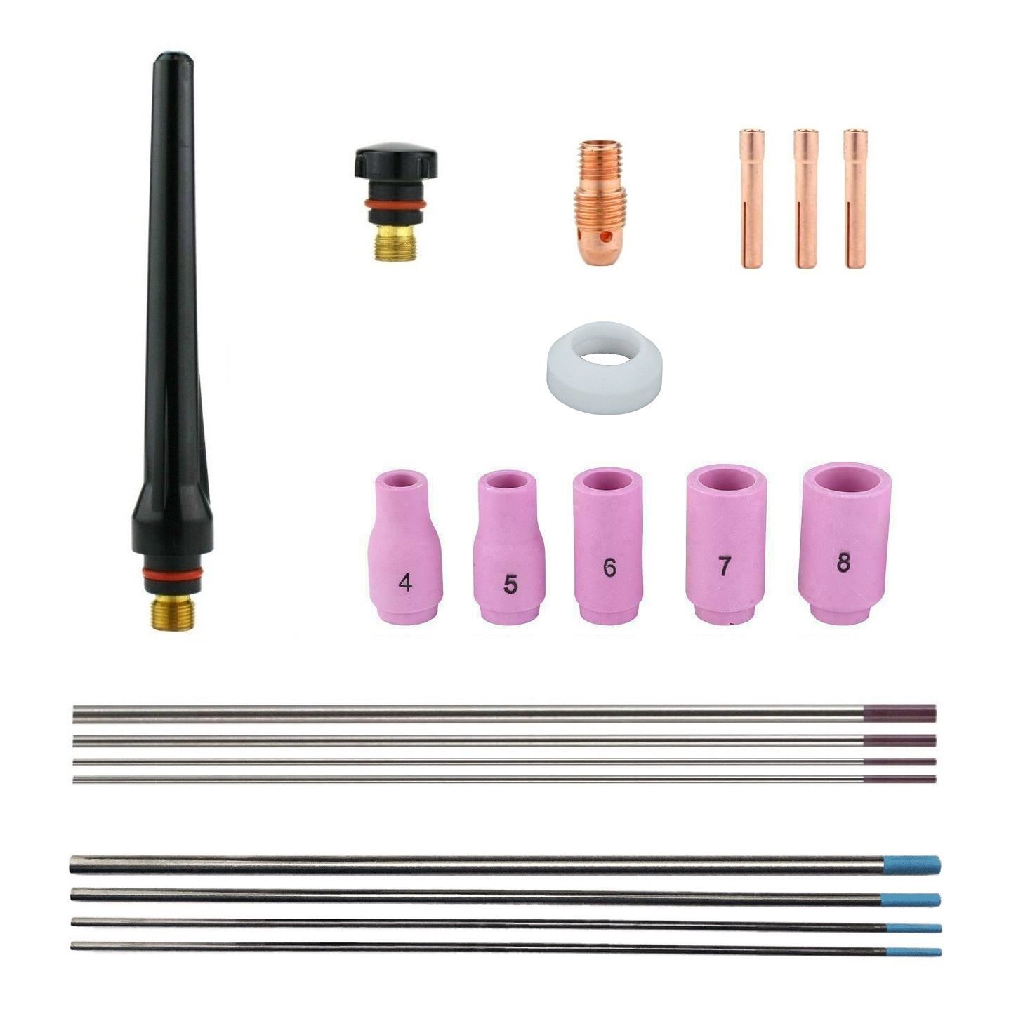 17/18/26 Stubby TIG Kit - TIG Kits | Everlast Generators