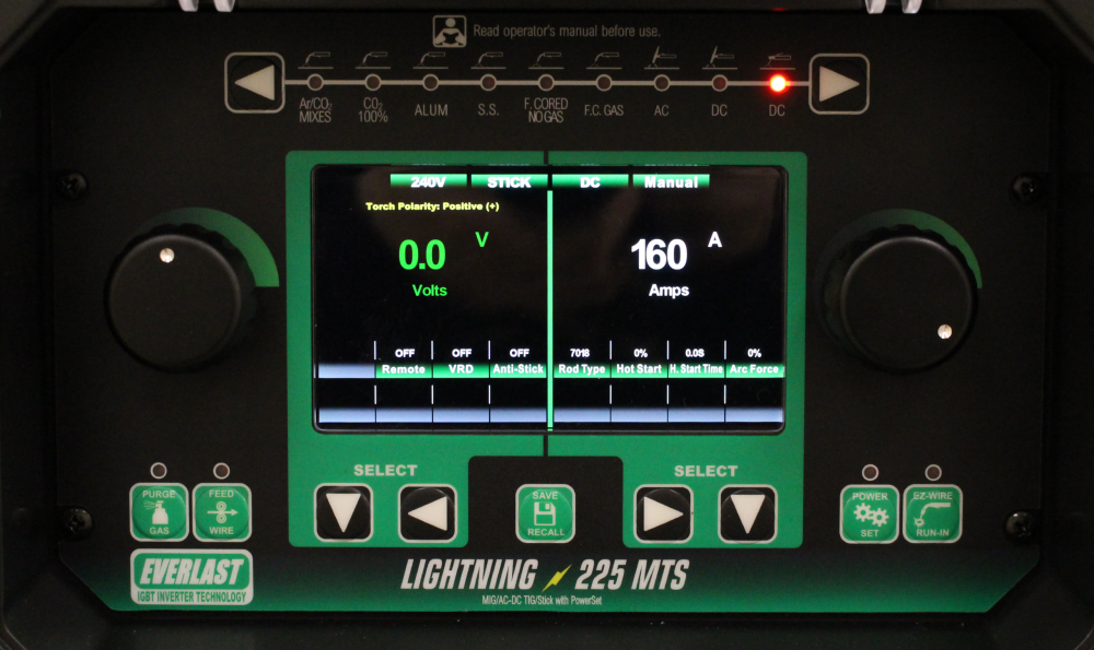 Lightning MTS 225 with TIG Package | Everlast Generators