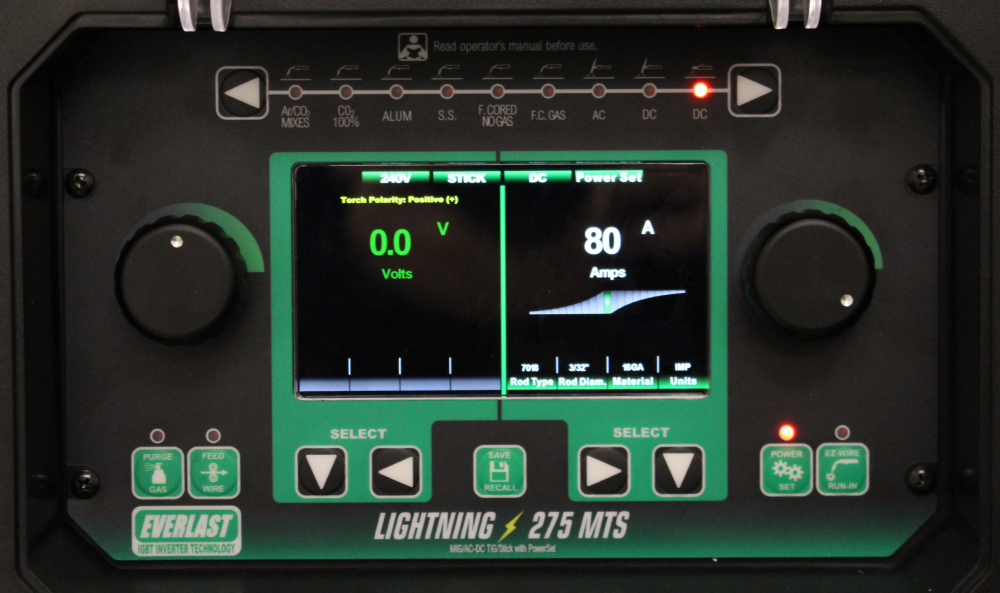 Lightning MTS 275 TIG Pulse with TIG Package | Everlast Generators